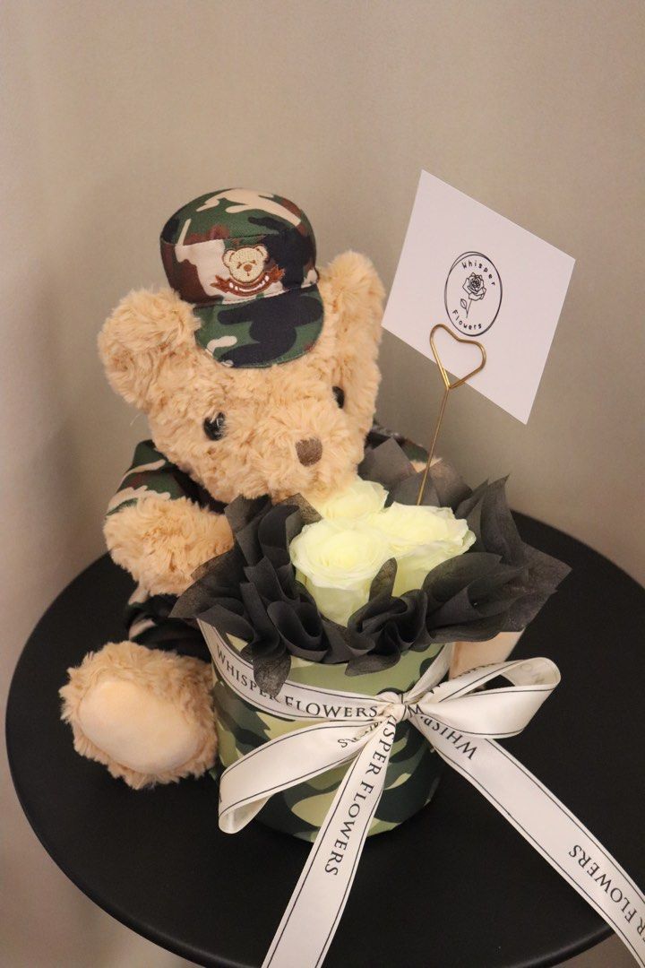 NS Graduation POP ORD Bear Box 🪖🧸, Hobbies & Toys, Flowers & Bouquets ...