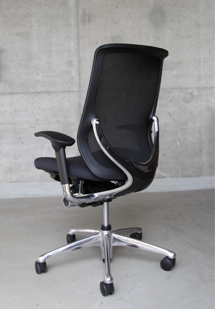 Okamura Zephyr Light Mesh Chair with Lumbar Support, Furniture & Home ...