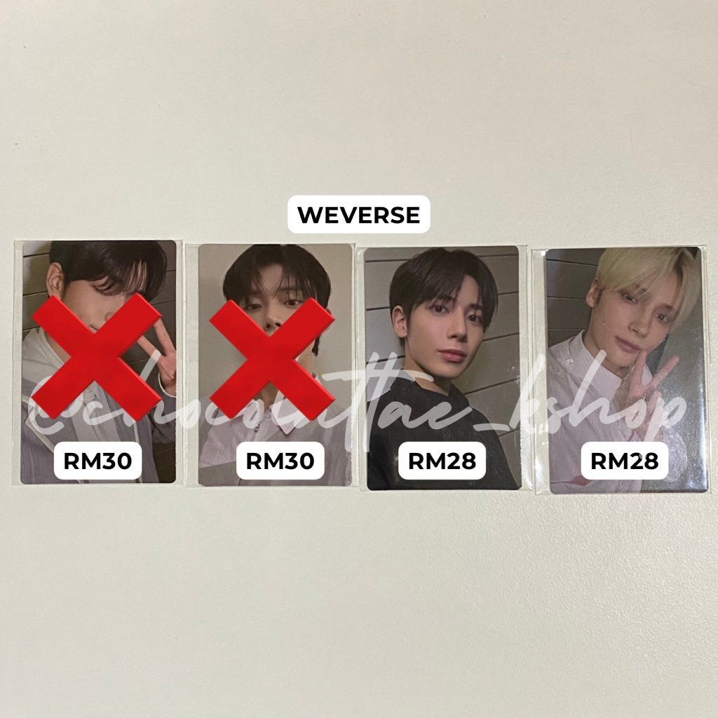 [ON HAND] TXT - Minisode 3: TOMORROW lucky draw photocard weverse ...