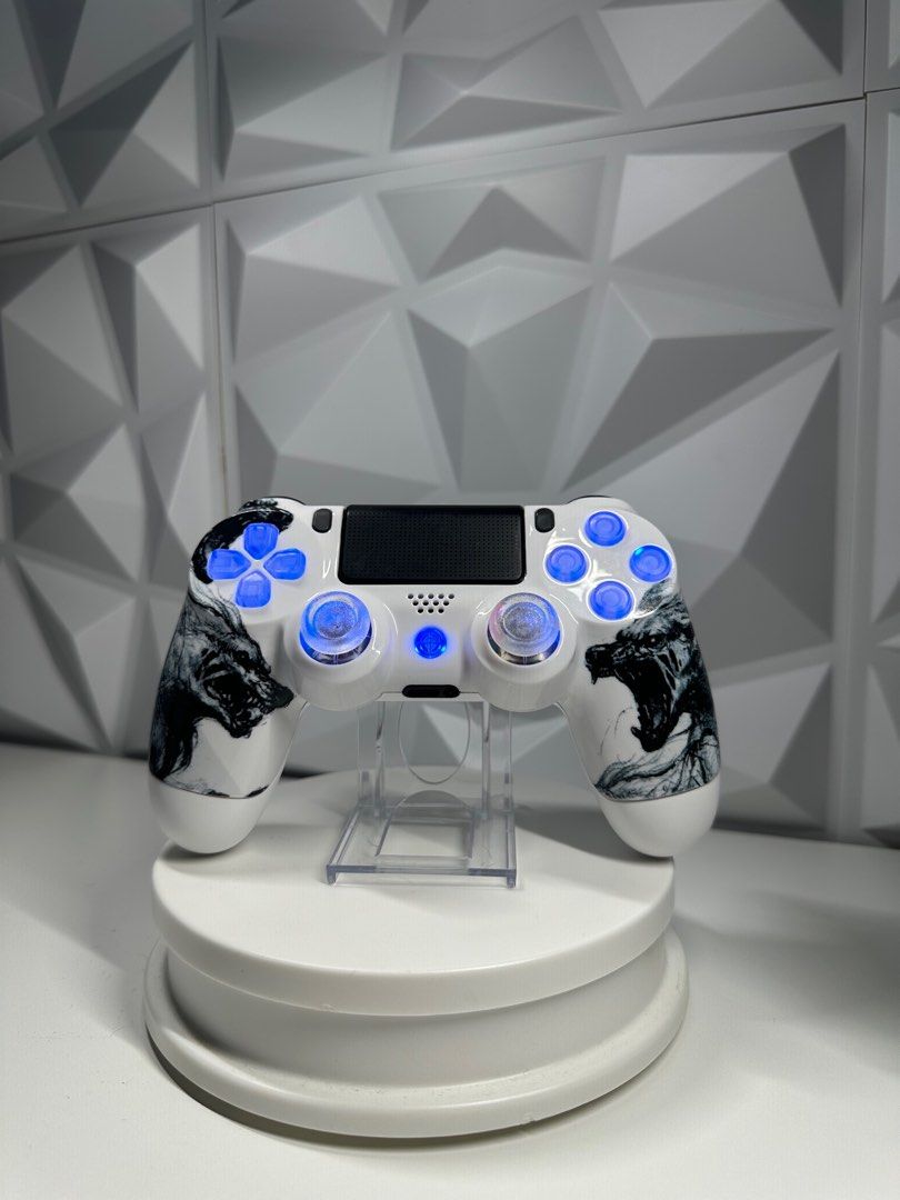 PS4 PS5 Clicky & LED Custom Controller , DualShock , dualsense, Video ...