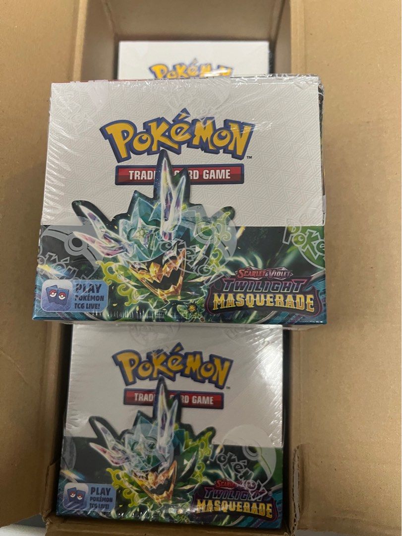 *Ready Stock* SV06 Twilight Masquerade booster box, Hobbies & Toys ...