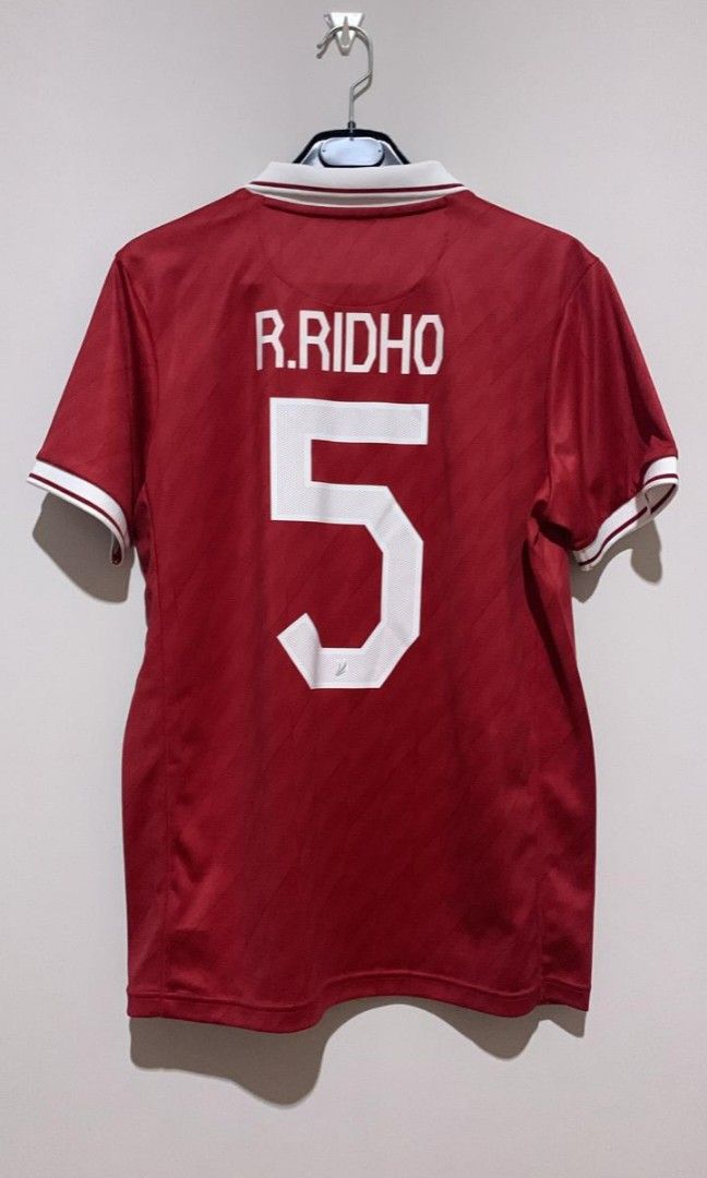 Rizky Ridho #5 R. Ridho Timnas Indonesia Home Jersey 2022-2024 Original ...