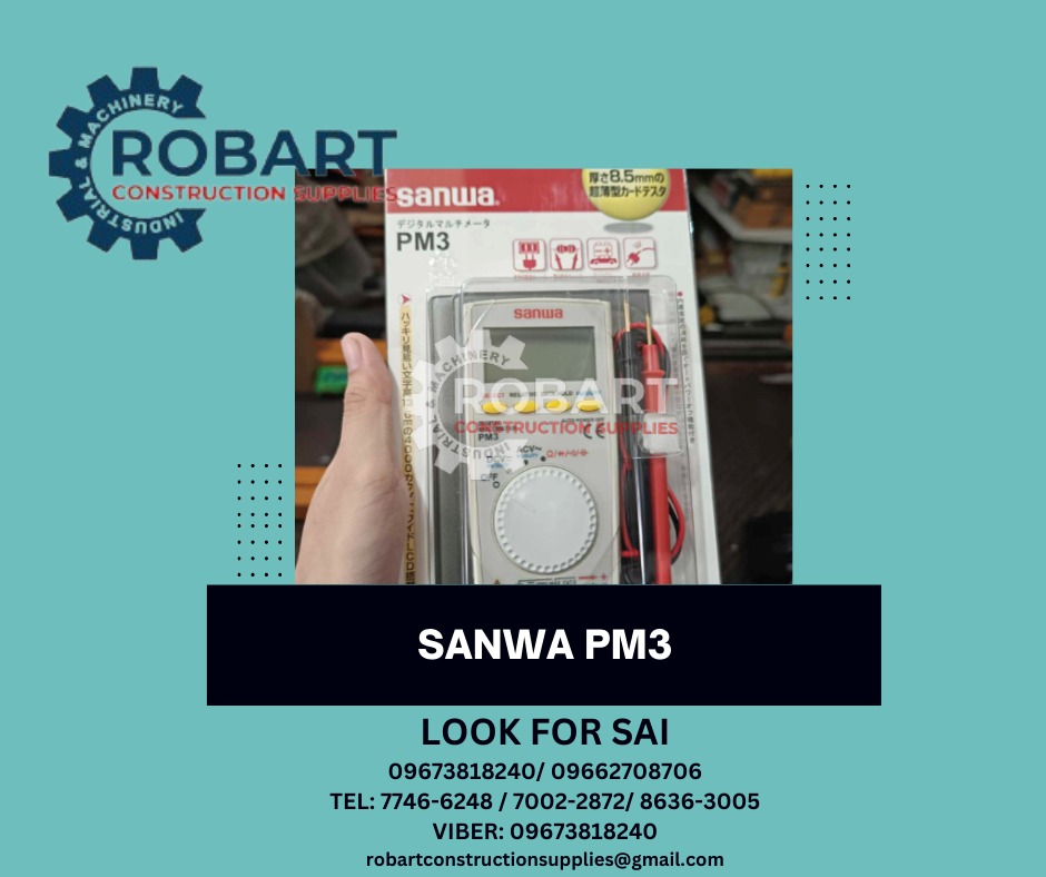 SANWA PM3, Commercial & Industrial, Construction Tools & Equipment on Carousell