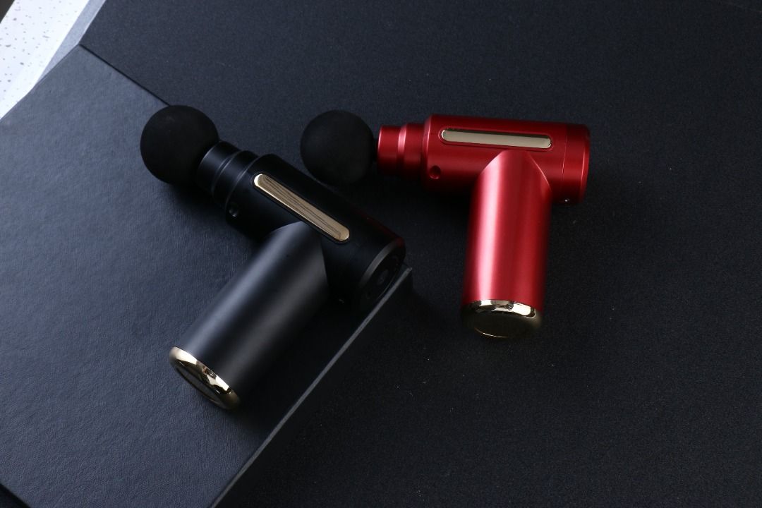 (SG SHOP) KH-515 MINI FASCIAL MASSAGE GUN 4 ATTACHMENT Professional ...