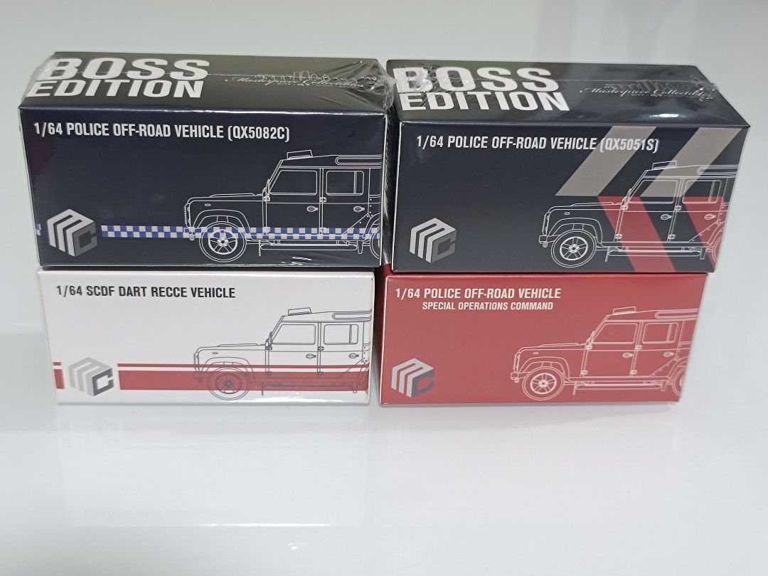 Singapore Police Force SPF and SCDF Off Road Vehicle Masterpiece ...