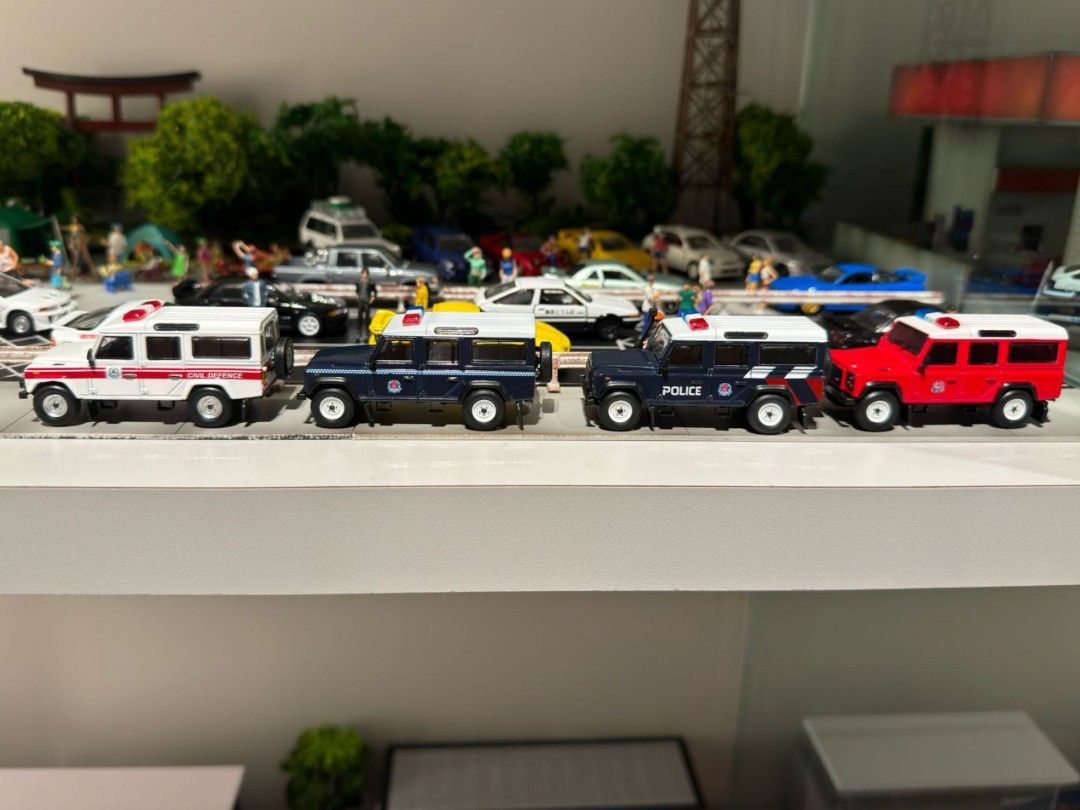 Singapore Police Force SPF and SCDF Off Road Vehicle Masterpiece ...