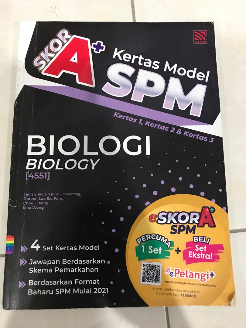 SKOR A+ KERTAS MODEL SPM BIOLOGI BIOLOGY, Hobbies & Toys, Books ...