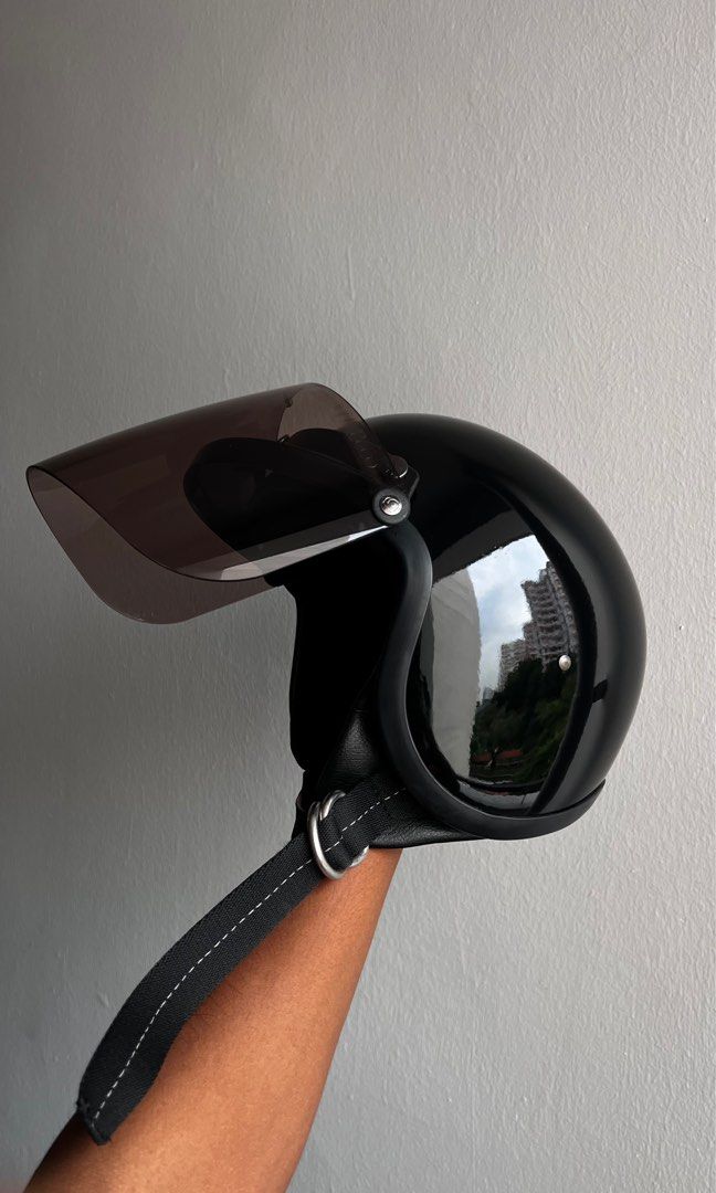 Slim helmet | Everoak racemaster type | Open face classic/vintage style ...