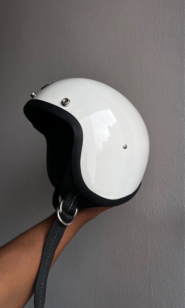 Slim helmet | Everoak racemaster type | Open face classic/vintage style ...
