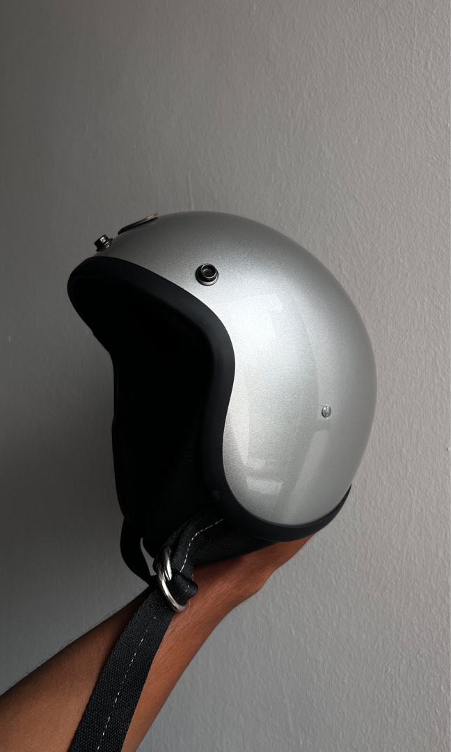 Slim helmet | Everoak racemaster type | Open face classic/vintage style ...