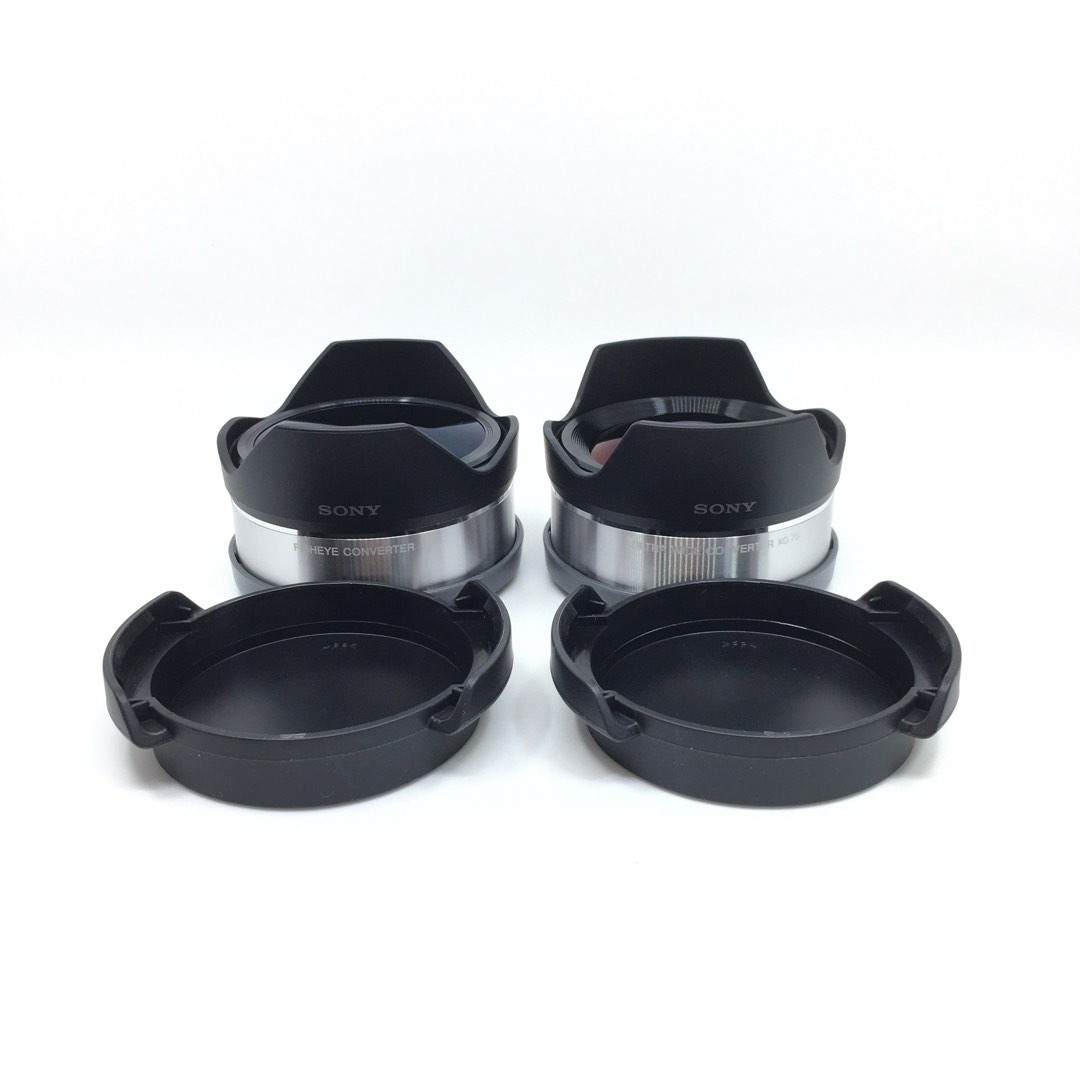 Sony VCL-ECF1 16mm F2.8 專用 Fisheye Sony VCL-ECU1 Ultra Wide x0.75, 攝影器材 ...