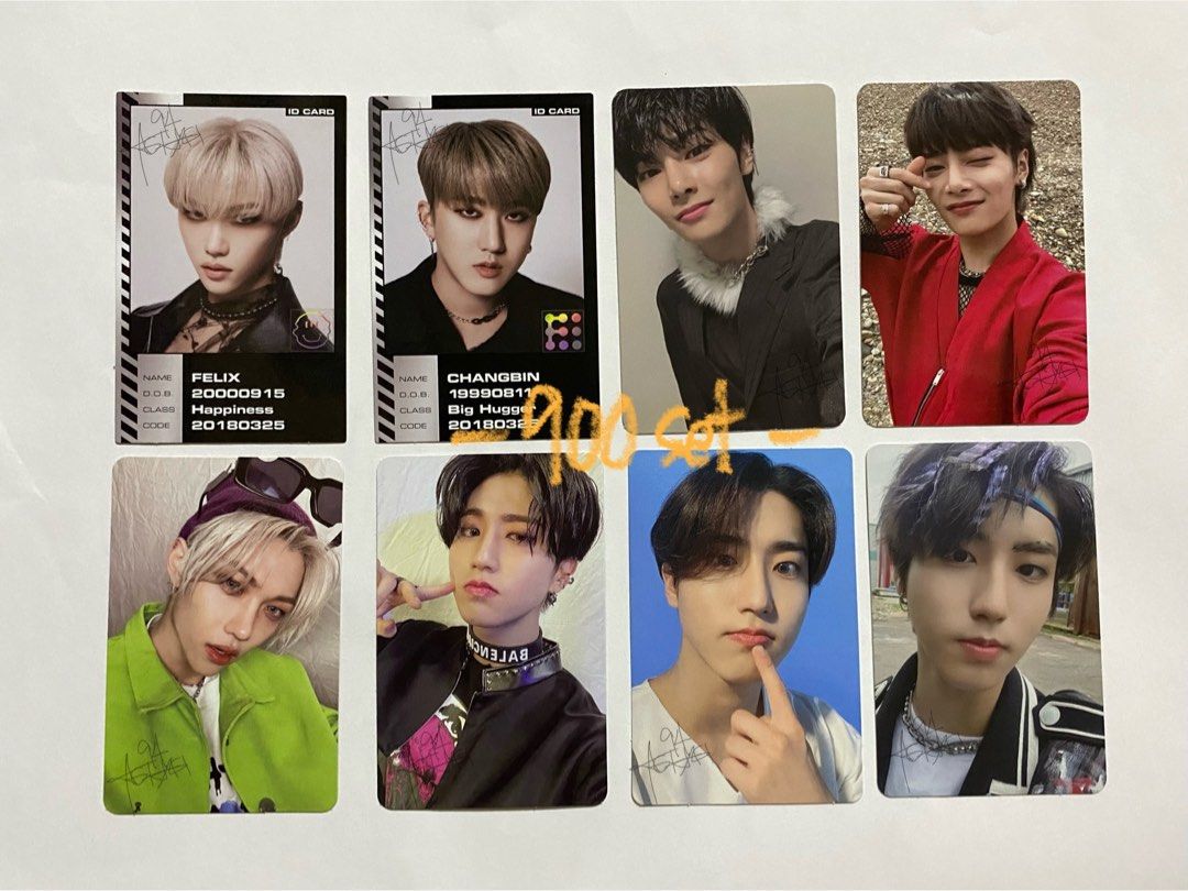 STRAY KIDS OFFICIAL PHOTOCARD Felix Changbin ID Card Oddinary Album SKZ ...