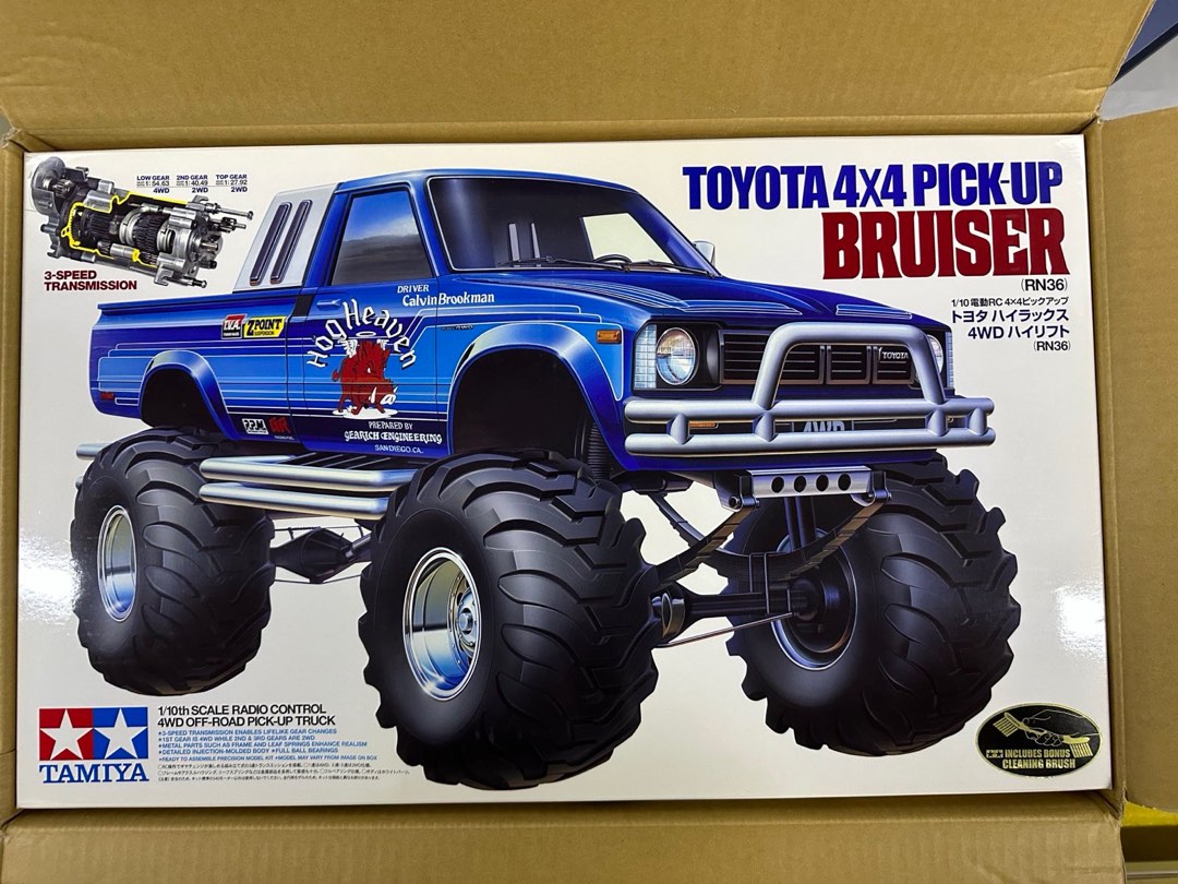 Tamiya #58519 Toyota 4x4 Pick-Up Bruiser (RN36), 興趣及遊戲, 玩具 & 遊戲類 ...
