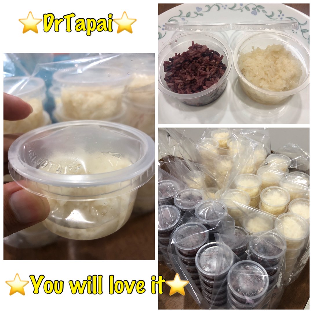 Tapai Pulut Biasa / Pulut Hitam - Dr.Tapai, Food & Drinks, Chilled ...