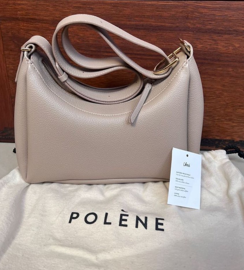 Tas polene umi clay authentic, Barang Mewah, Tas & Dompet di Carousell