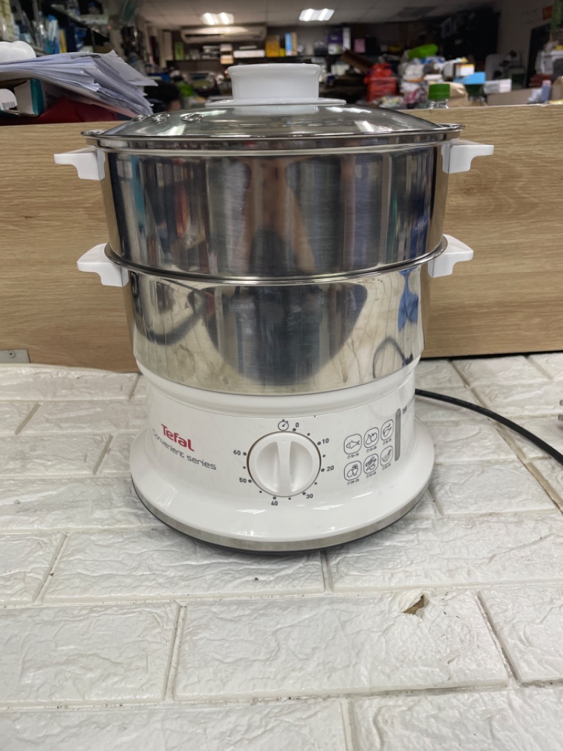 Tefal Convienient Steamer Stainless Steel(VC1451) 2-level Steamer ...