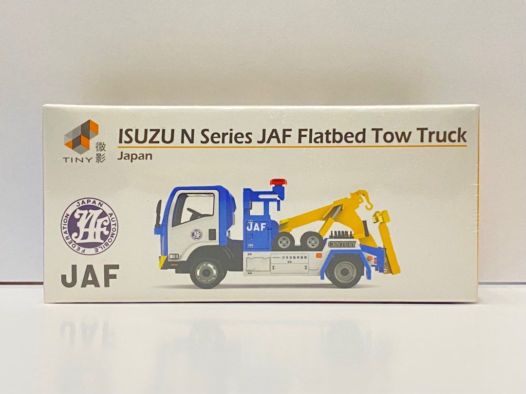 Tiny 微影 Isuzu N Series JAF Flatbed Tow Truck, 興趣及遊戲, 玩具 & 遊戲類 - Carousell