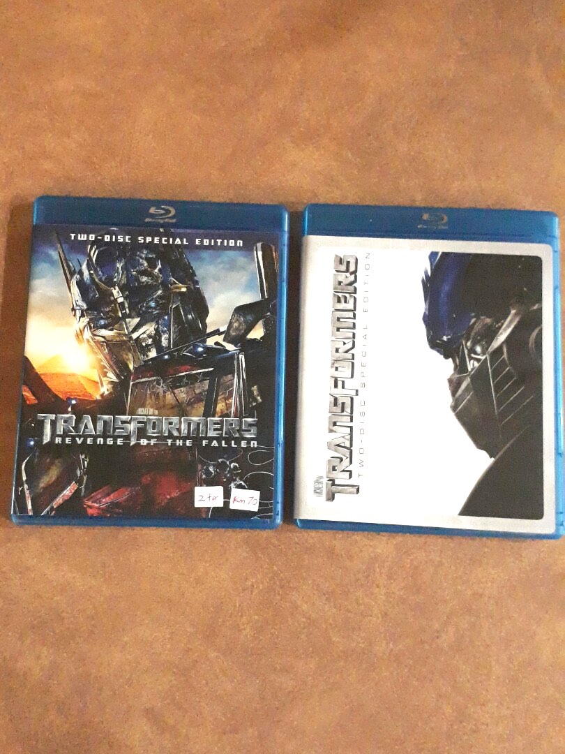 TRANSFORMERS 1+2 blue ray combo , Hobbies & Toys, Music & Media, CDs ...