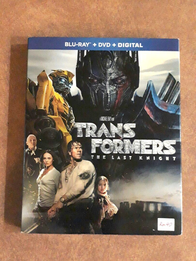 TRANSFORMERS blue-ray + Dvd, Hobbies & Toys, Music & Media, CDs & DVDs ...