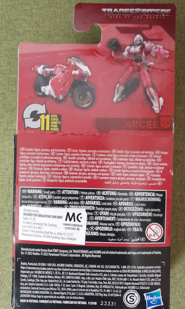 Transformers studio series score legends class arcee, Hobbies & Toys ...