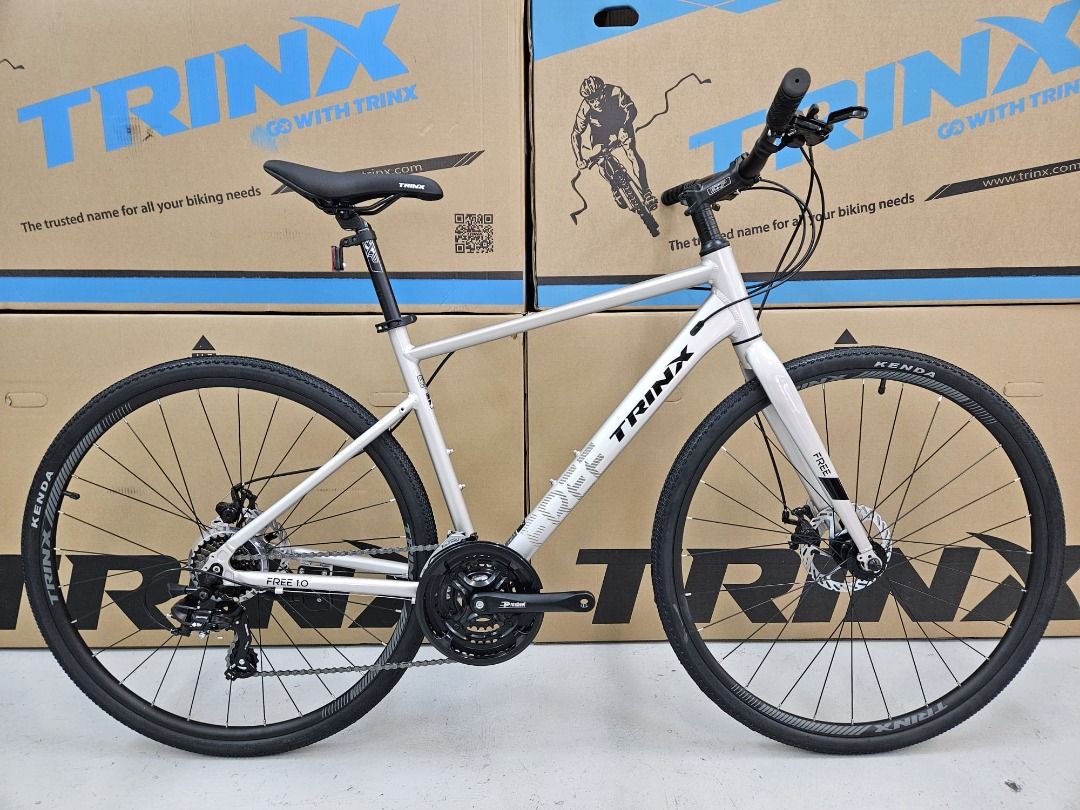 《免費送貨》TRINX FREE 1.1 - 21速 碟剎 700C 鋁合金 平把 公路車, 運動產品, 單車及配件, 單車 - Carousell