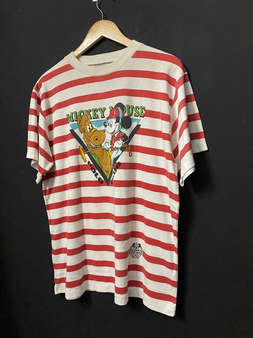Vintage Mickey Mouse Polo Club, Men's Fashion, Activewear on Carousell