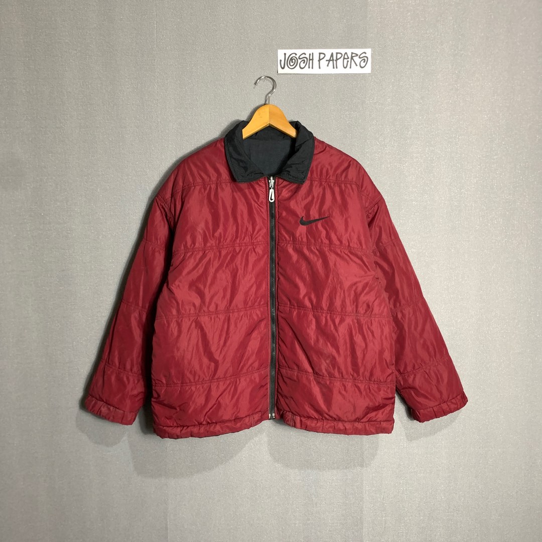 Vintage Nike Quilted Jacket, Men's Fashion, Coats, Jackets and ...