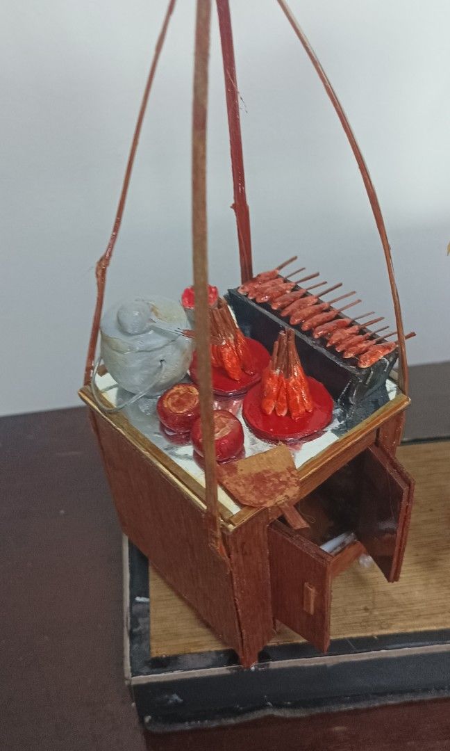 Vintage satay stall, Hobbies & Toys, Stationery & Craft, Handmade Craft ...
