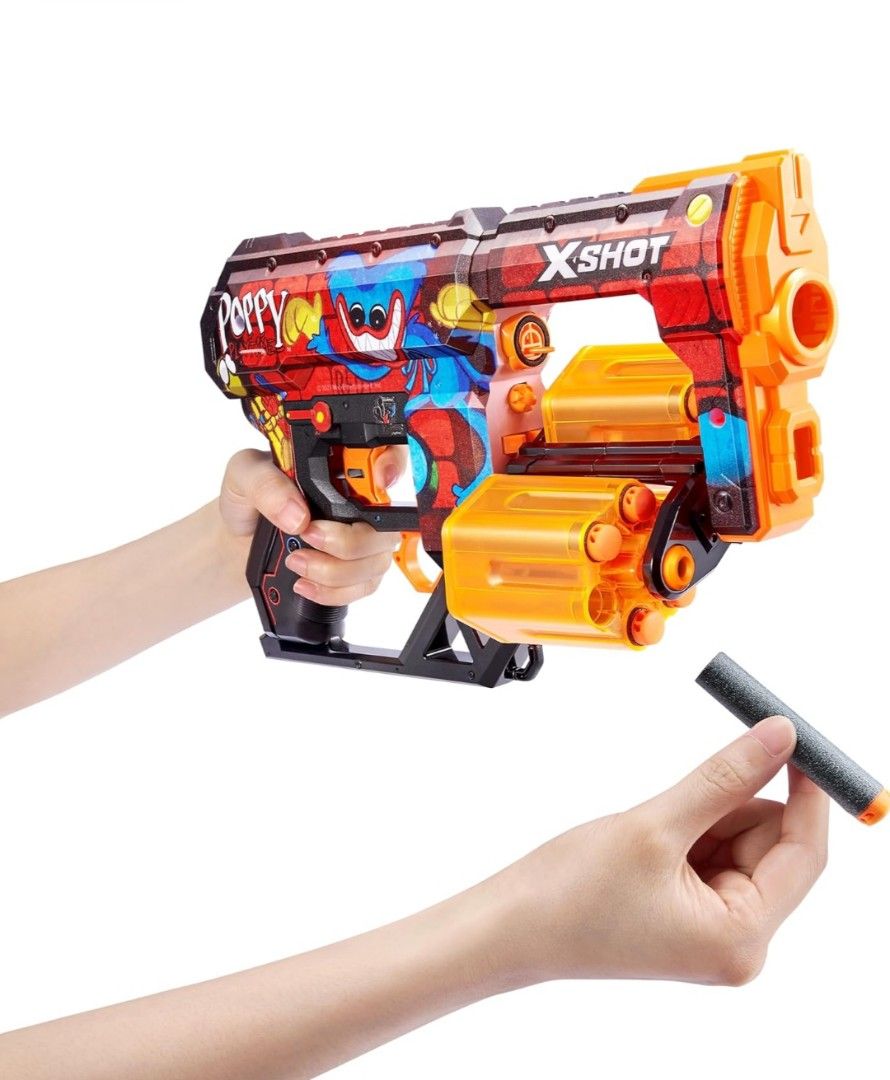 **減價**Zuru X-Shot SKINS Dread (Poppy Playtime) Foam Blaster 波比的遊戲時間 軟彈槍 ...