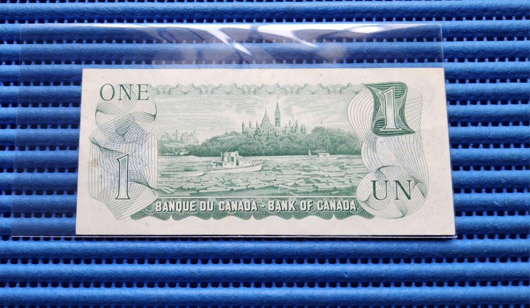 1973 Canada Ottawa Queen Elizabeth II $1 Dollar Note GF 7857109 Dollar ...