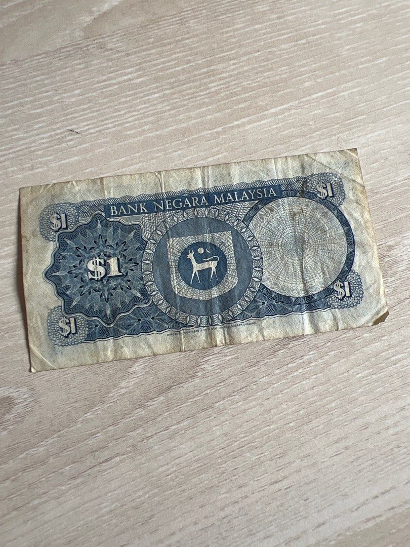 $1 Ringgit Malaysia One Dollar Old Note, Hobbies & Toys, Memorabilia ...