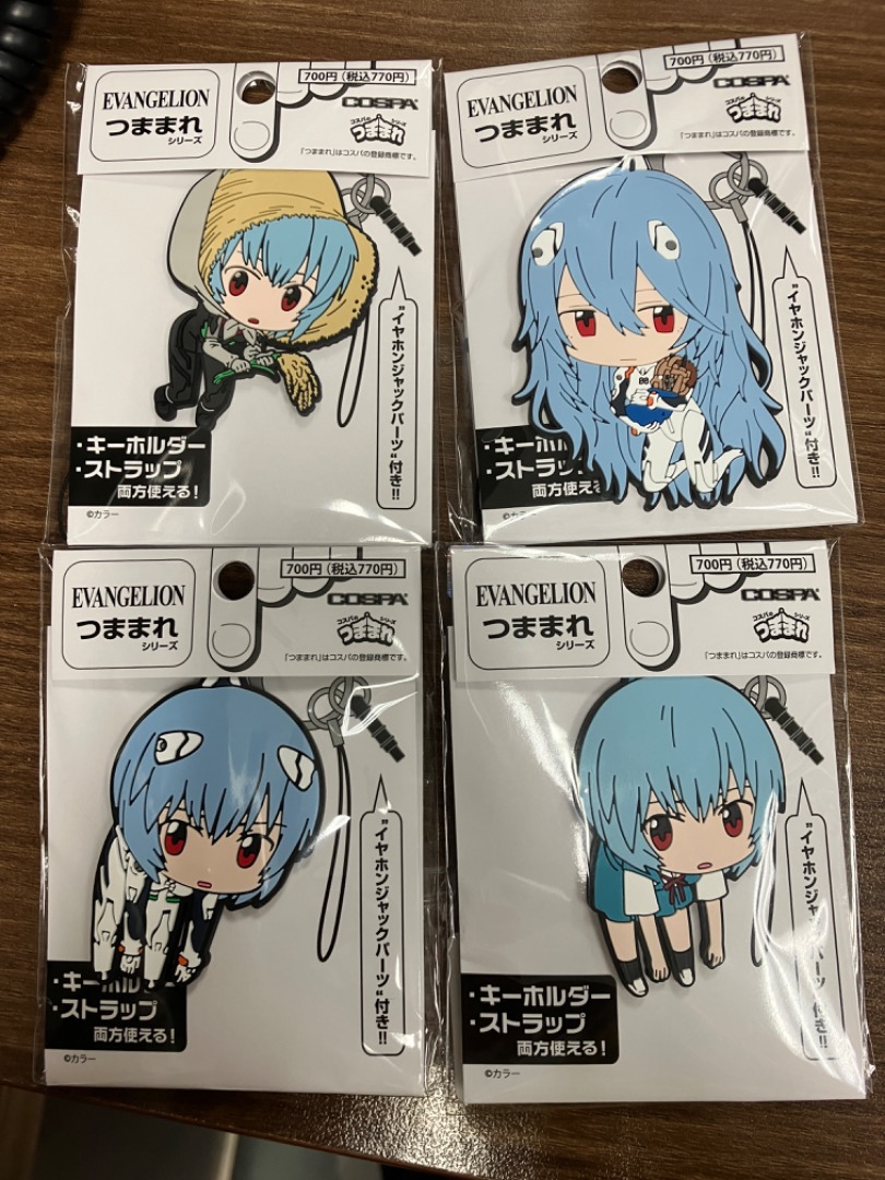 新世紀福音戰士 EVA 匙扣 耳機塞 綾波麗 綾波レイ つままれ, 興趣及遊戲, 玩具 & 遊戲類 - Carousell