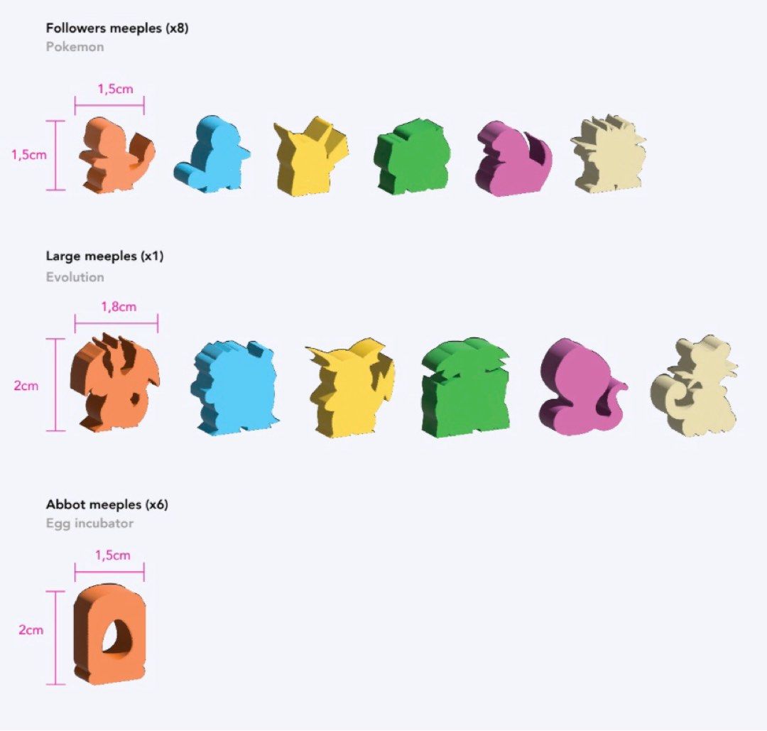 Pokesonne - Pokemon x Carcassonne Pokémon Board Game Custom DIY Version ...