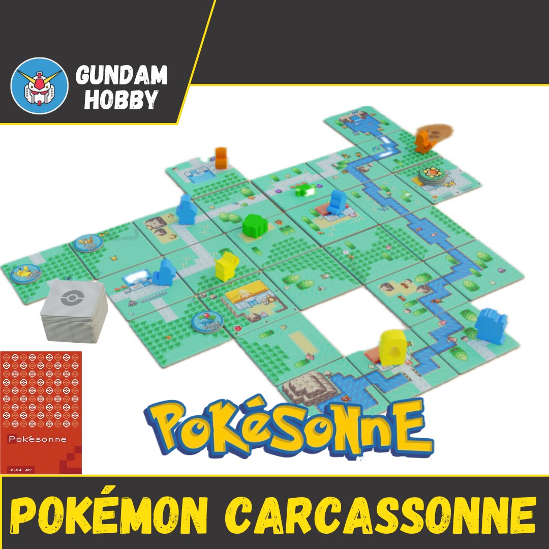 Pokesonne - Pokemon x Carcassonne Pokémon Board Game Custom DIY Version ...
