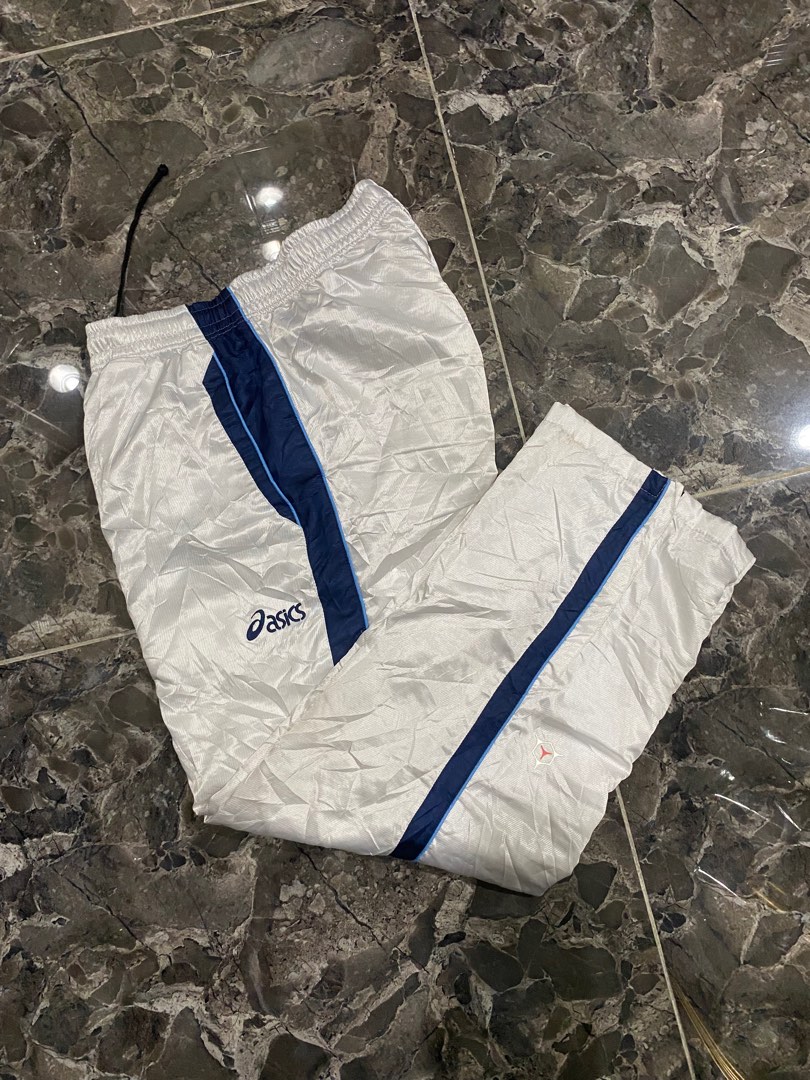 ASICS TRACKPANTS VINTAGE BAGGY COMBO, Men's Fashion, Bottoms, Joggers ...