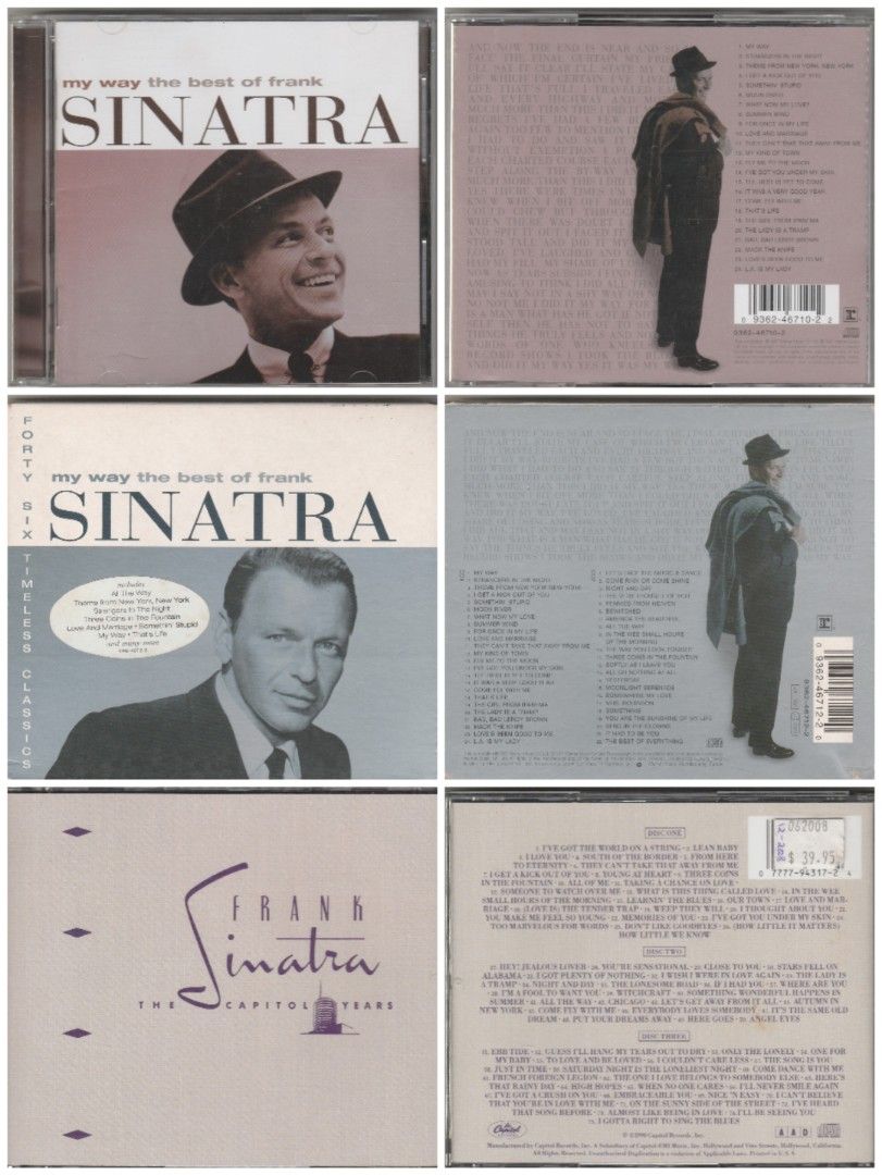 Assortes Frank Sinatra CDs. Refera to description for individual ...