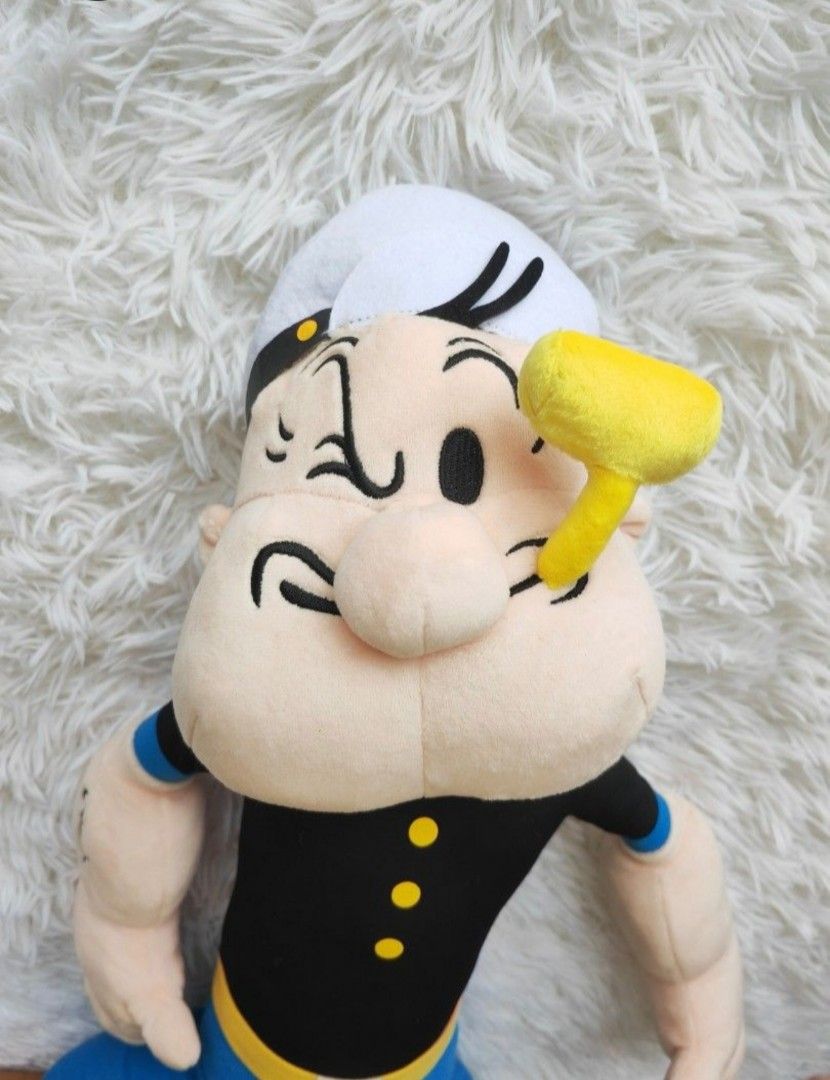 Authentic Toreba Plush Popeye The Sailorman Soft Toy, Hobbies & Toys ...