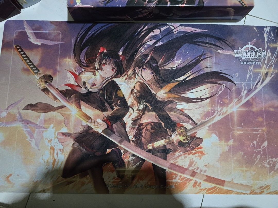 Azur Lane TCG official Playmat, Hobbies & Toys, Toys & Games on Carousell