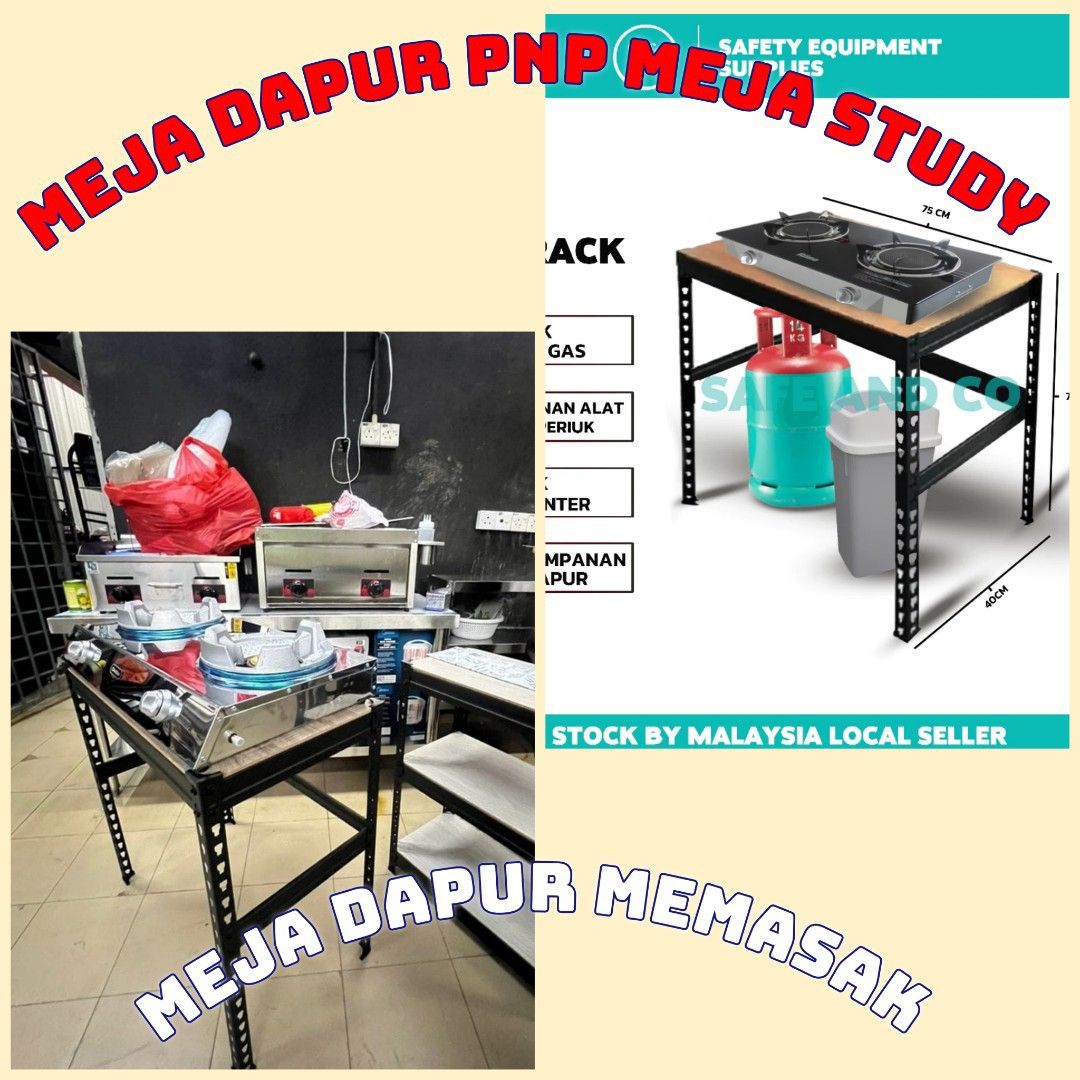 B kitchen MEJA MEJA DAPUR MEMASAK, Furniture & Home Living, Bathroom ...