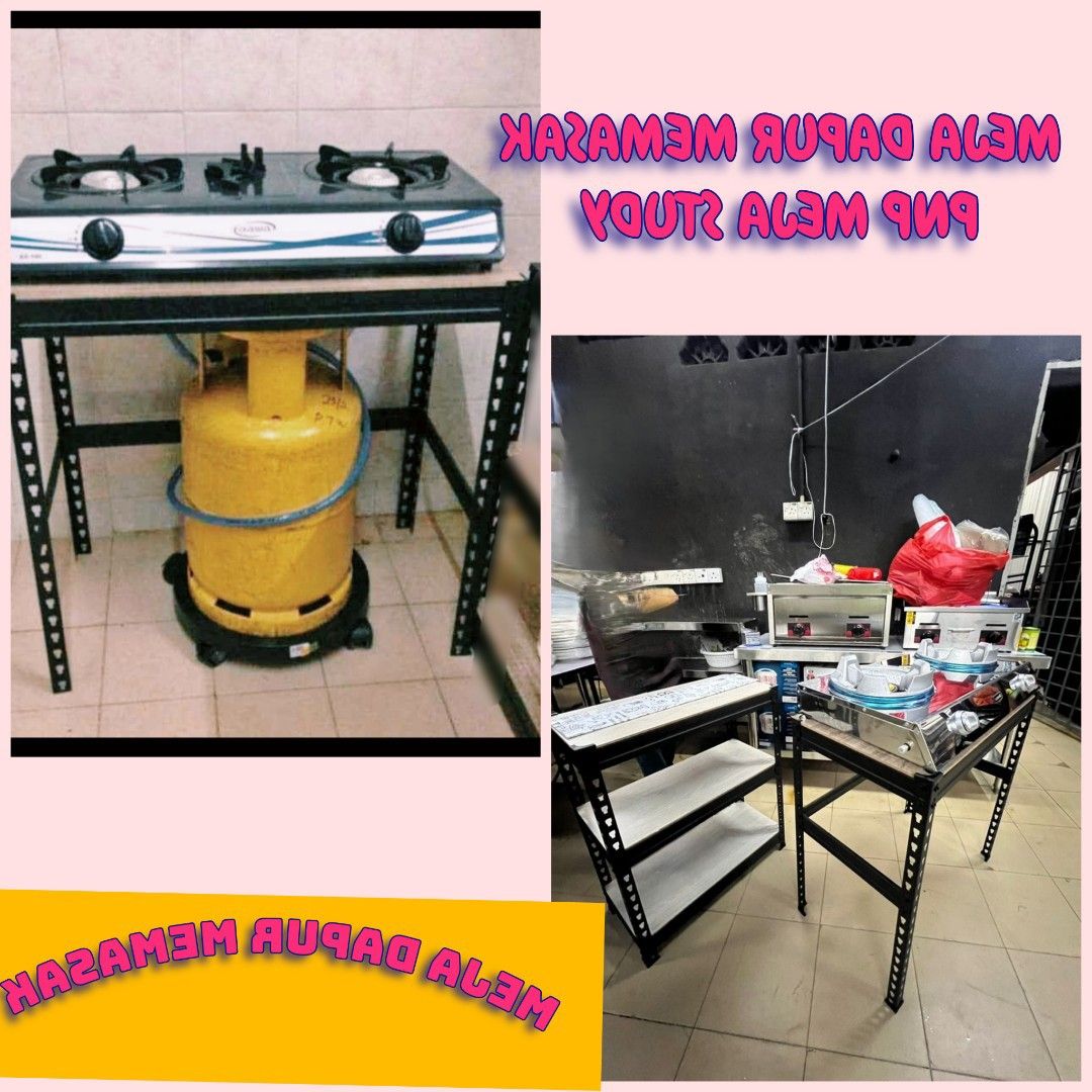 B kitchen MEJA MEJA DAPUR MEMASAK, Furniture & Home Living, Bathroom ...