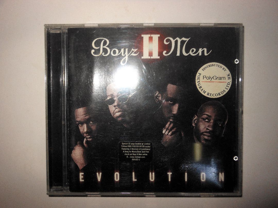 Boyz II Men Evolution 精選歌集, 專輯大碟CD!, 興趣及遊戲, 音樂、樂器 & 配件, 音樂與媒體 - CD 及 ...