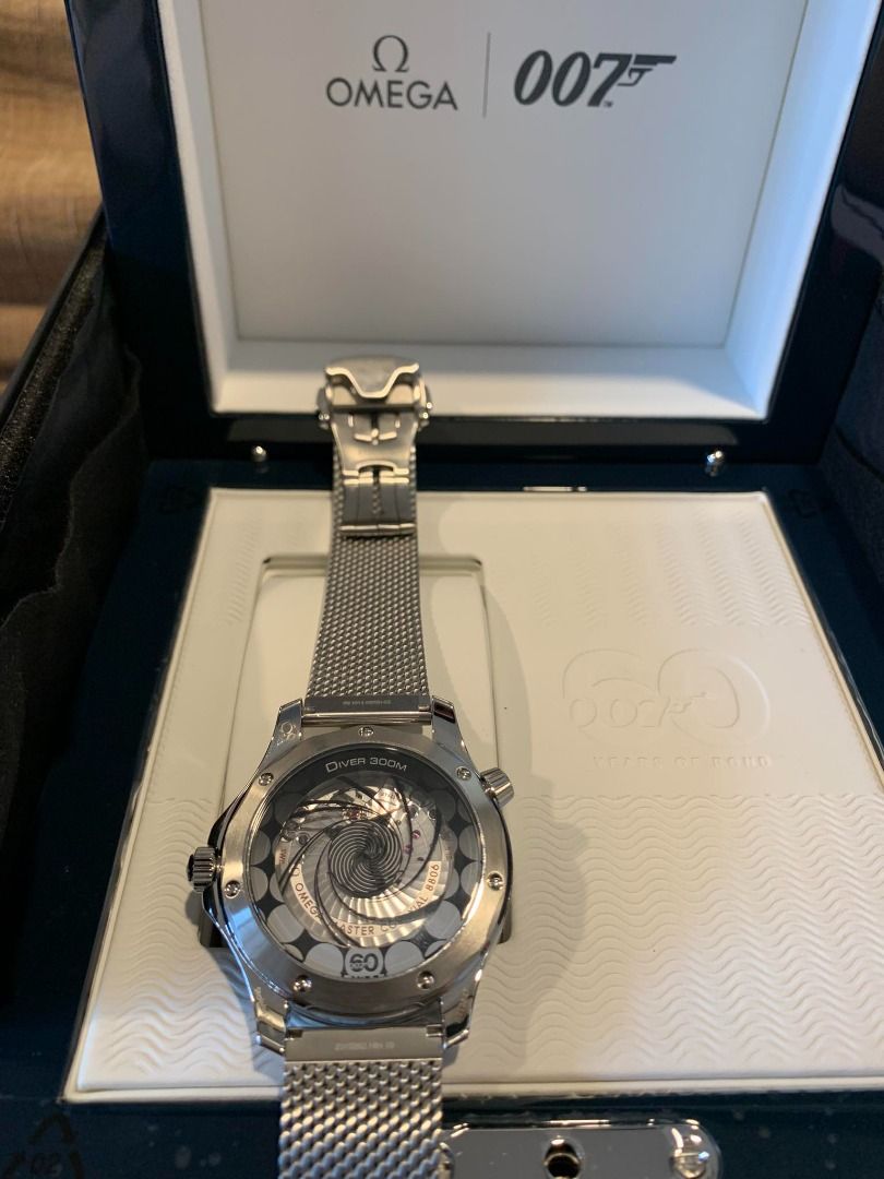 Brand New 2024 Omega Seamaster Diver 300M James Bond 60th Anniversary ...