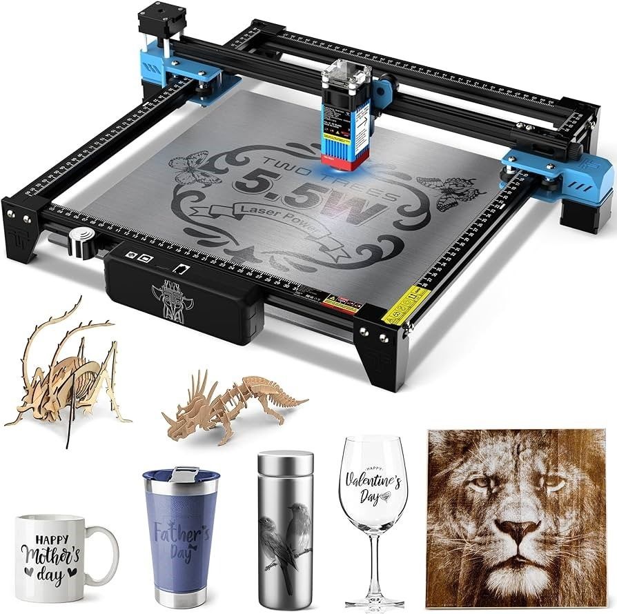 brand new for sale Laser engraving machine TTS-5.5W, Hobbies & Toys ...