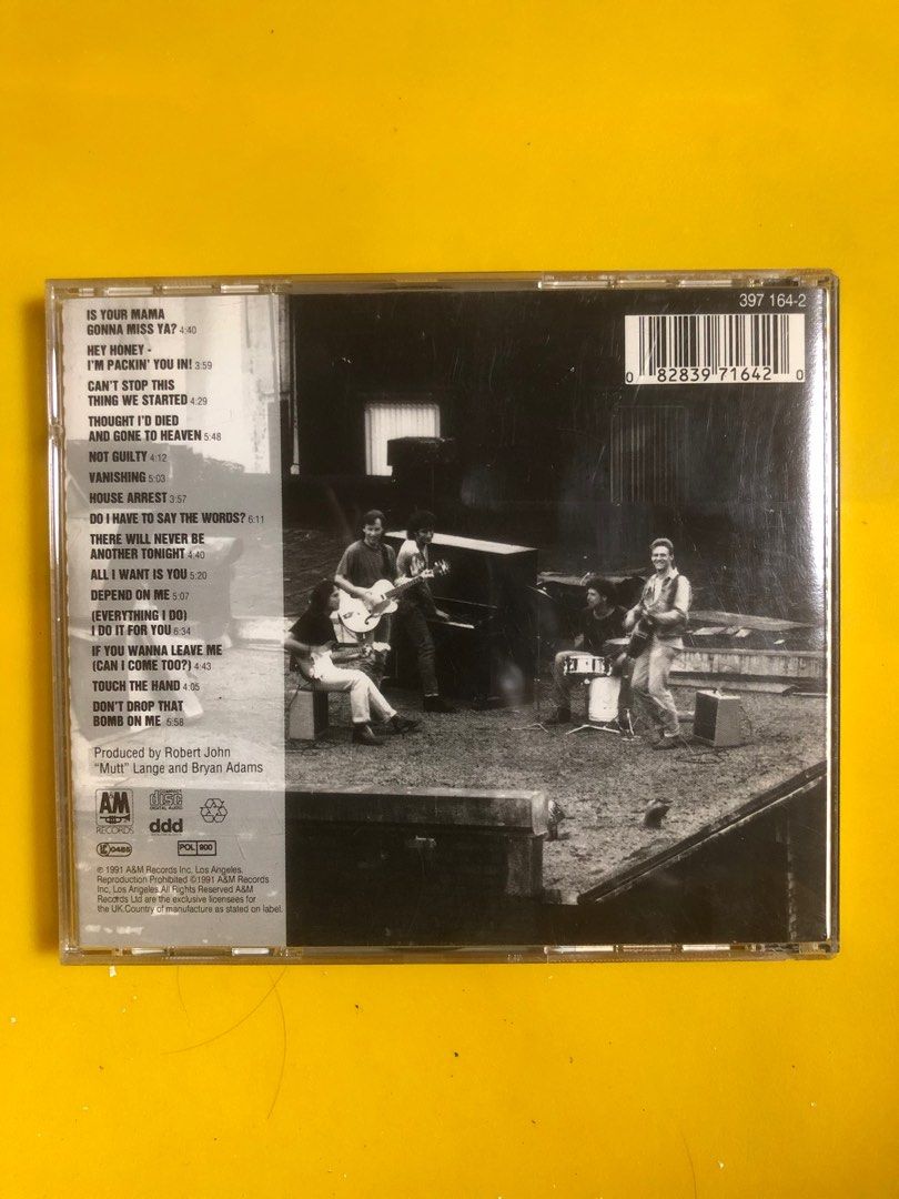 Bryan Adams Cd, Hobbies & Toys, Music & Media, CDs & DVDs on Carousell