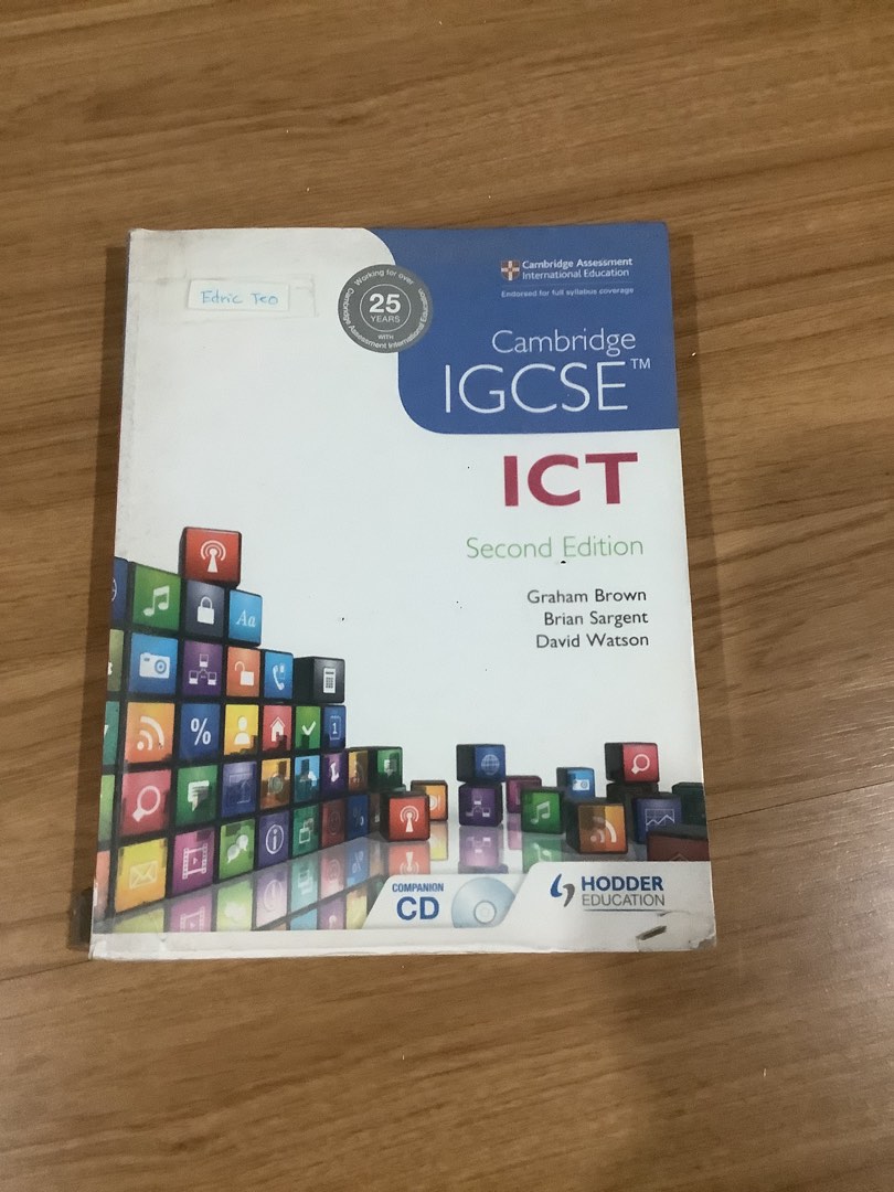 CAMBRIDGE IGCSE ICT SECOND EDITION, Hobbies & Toys, Books & Magazines, Textbooks on Carousell