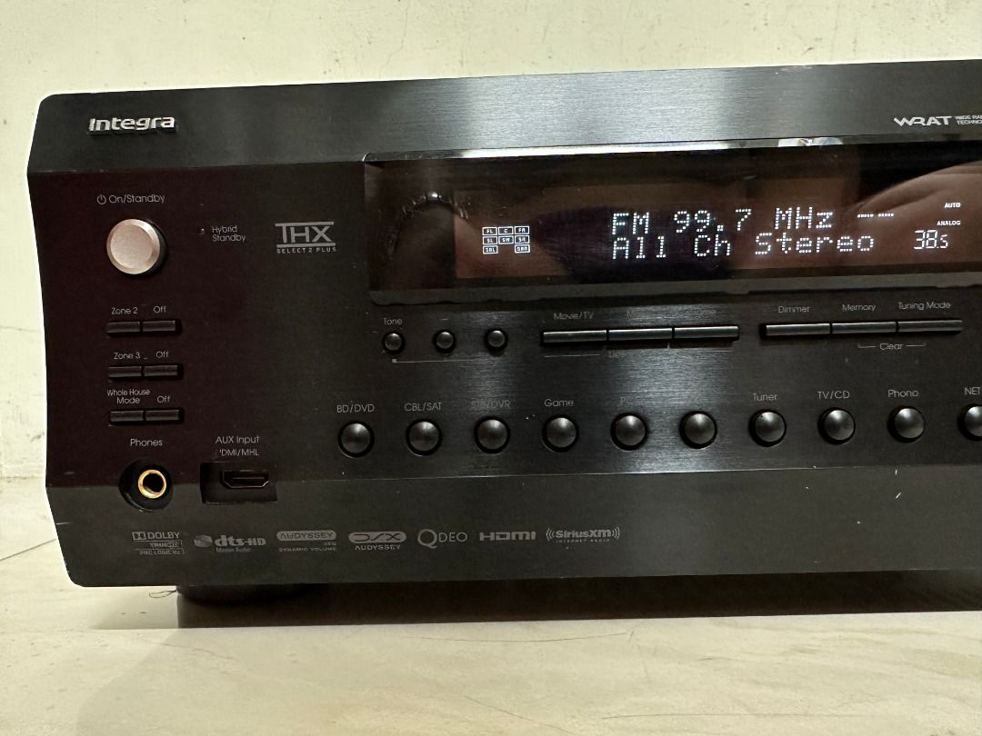 再推一台高CP值 Integra dtr 40.4 FM/3D 4K 擴大機,HDMI 7.2 家庭劇院 有全新副廠遙控器, 耳機及錄音音訊設備, 音樂播放裝置 MP3及CD 播放器在旋轉拍賣