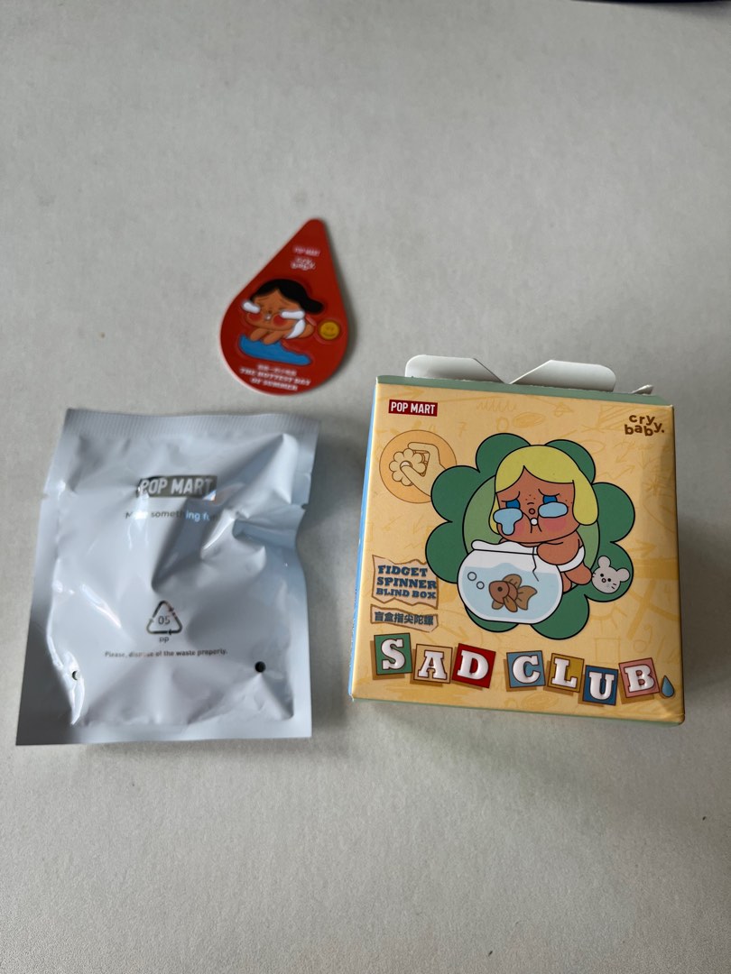 CryBaby Sad Club Fidget Spinner, Hobbies & Toys, Toys & Games on Carousell