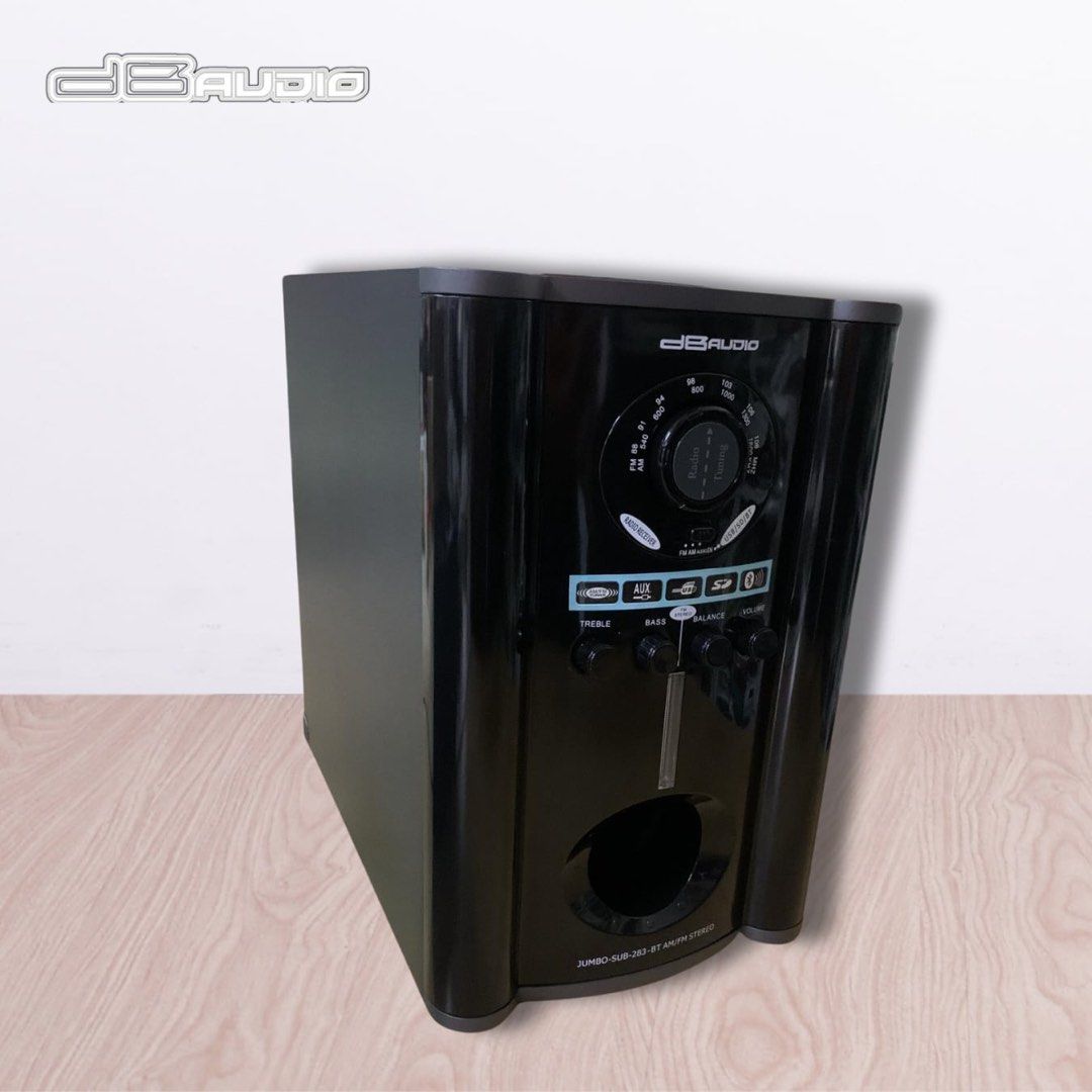 DBaudio SUB-283-BT AM/FM Stereo 2.1 Home Active Theater System with ...