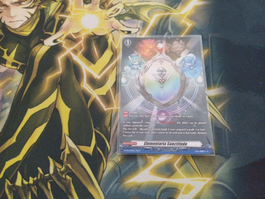 Cardfight Vanguard English Elementaria Sanctitude, Hobbies & Toys, Toys ...