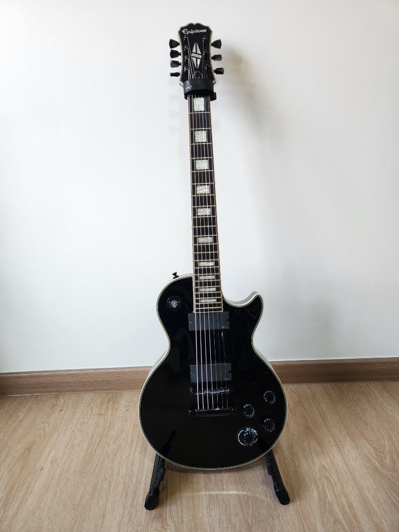 Epiphone Matt Heafy Signature Les Paul Custom 7 String Limited Edition ...